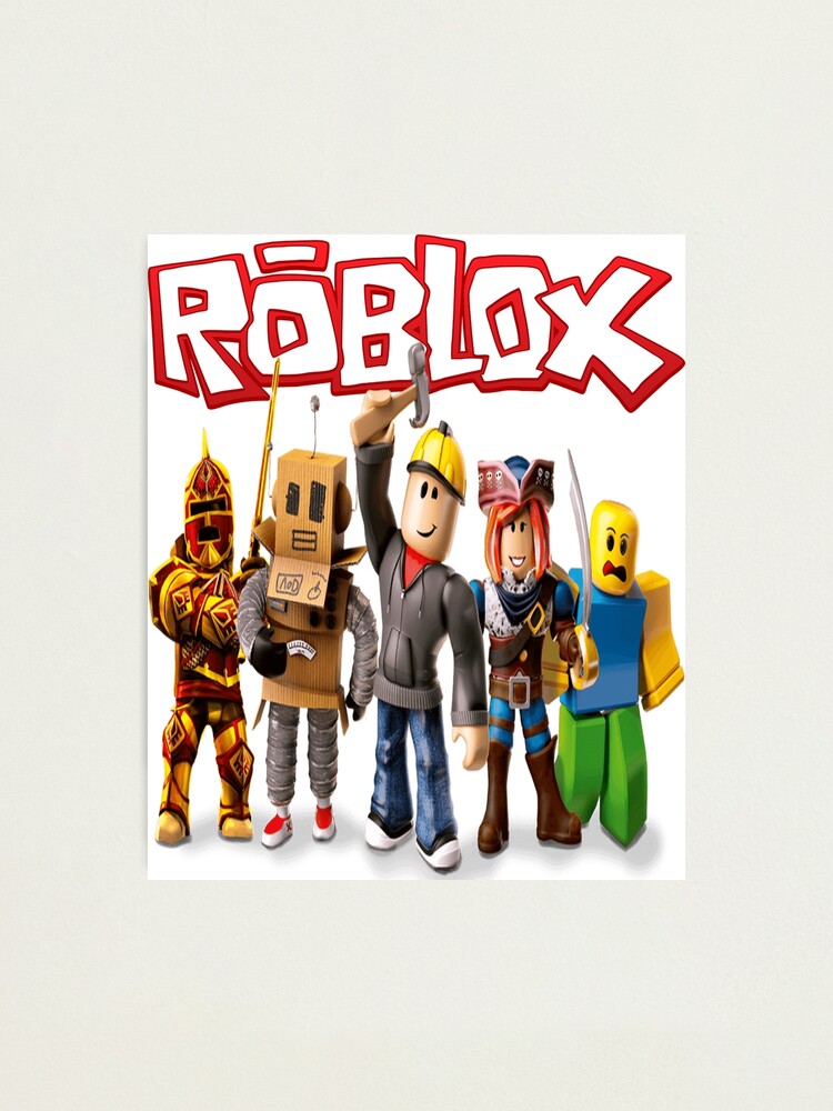 "roblox characters with logo" Photographic Print for Sale by ltiapro ...
