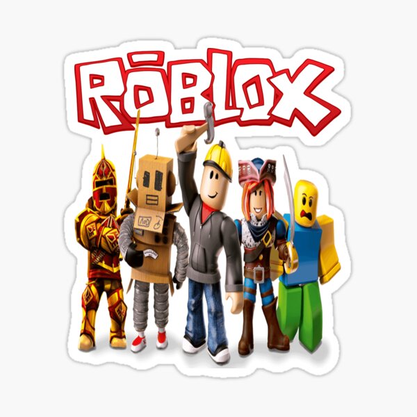 "roblox characters with logo" Sticker for Sale by ltiapro | Redbubble
