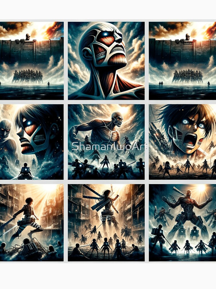"AOT, SNK Design, Anime Titan Fan Art, Titans and Walls" Essential T ...