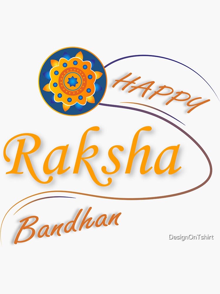 "Raksha Bandhan" Sticker for Sale by DesignOnTshirt | Redbubble