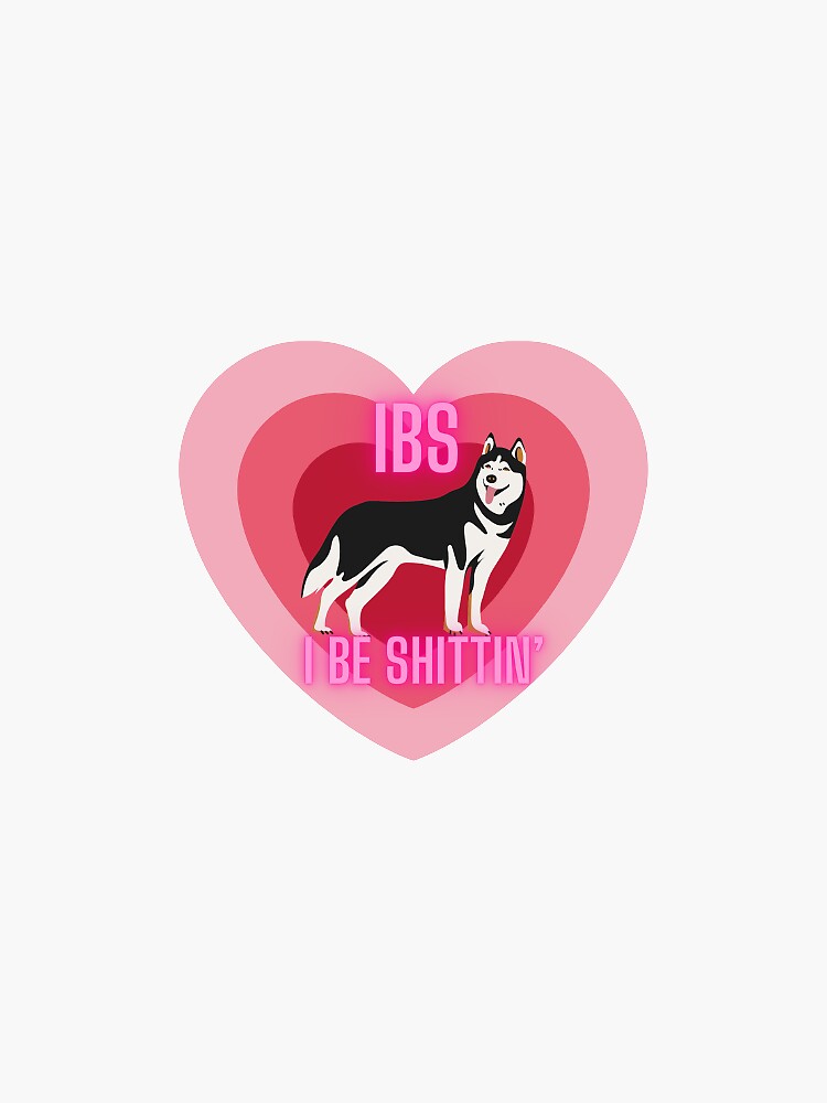 "IBS Husky Doggy sticker" Sticker for Sale by c5207418 | Redbubble