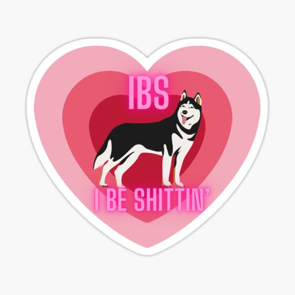 "IBS Husky Doggy sticker" Sticker for Sale by c5207418 | Redbubble