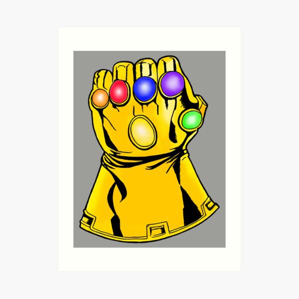 "Infinity Gauntlet" Art Print for Sale by nathmart | Redbubble