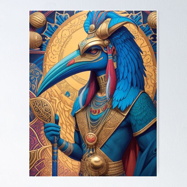 "Thoth - Egyptian God of Magic and Knowledge - The Ibis God - Egyptian ...