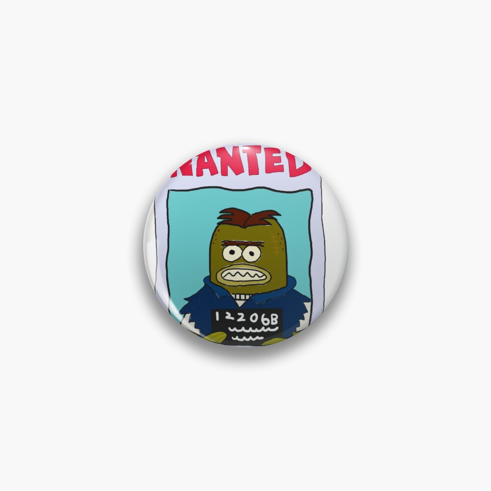 "Spongebob Tattletale Strangler Wanted " Sticker for Sale by ...