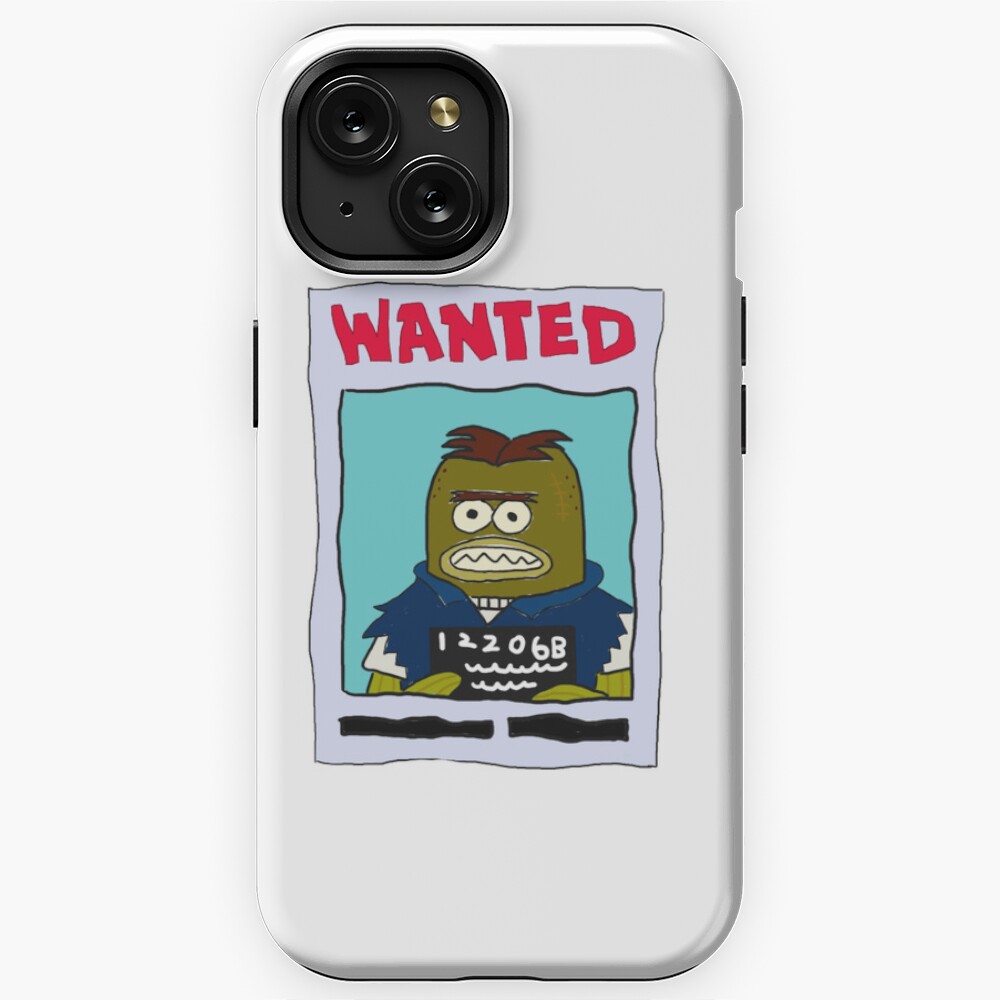 "Spongebob Tattletale Strangler Wanted " Sticker for Sale by ...