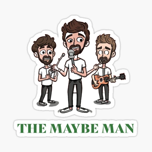 "The Maybe Man" Sticker for Sale by Ewa-design | Redbubble