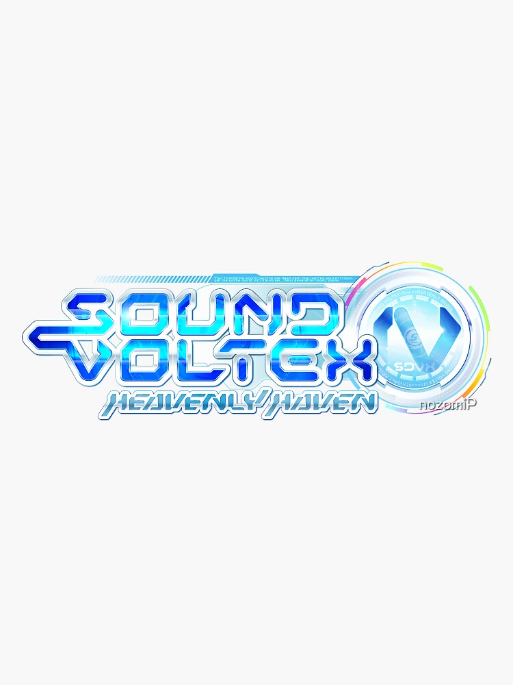 "Sound Voltex IV Heavenly Haven Logo" Sticker for Sale by nozomiP ...