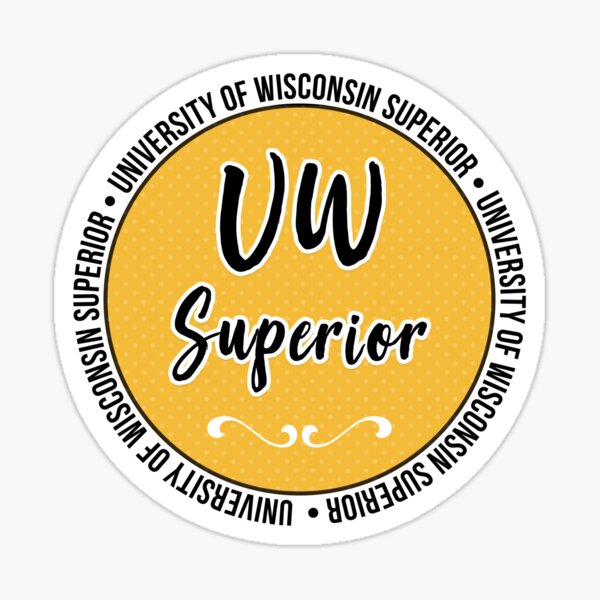 "UW - Superior" Sticker for Sale by mynameisliana | Redbubble