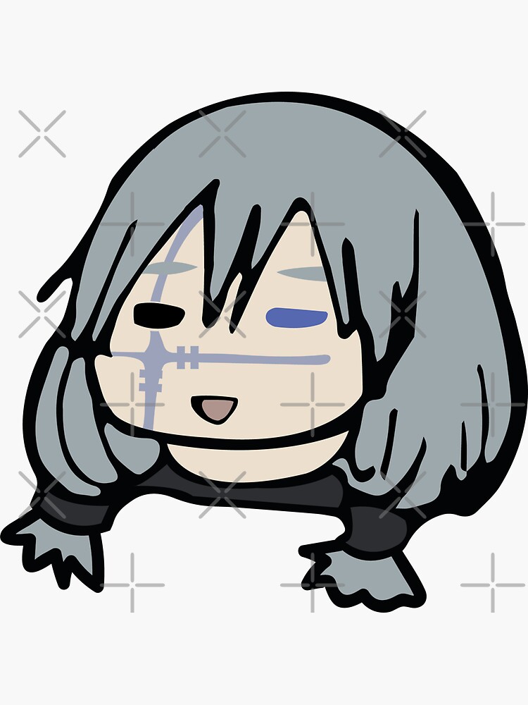 "Mahito chibi Shibuya arc" Sticker for Sale by JutsuWear | Redbubble