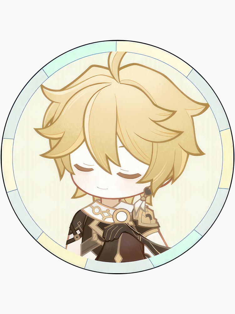 "Aether Sticker, Genshin Impact" Sticker by Demray | Redbubble