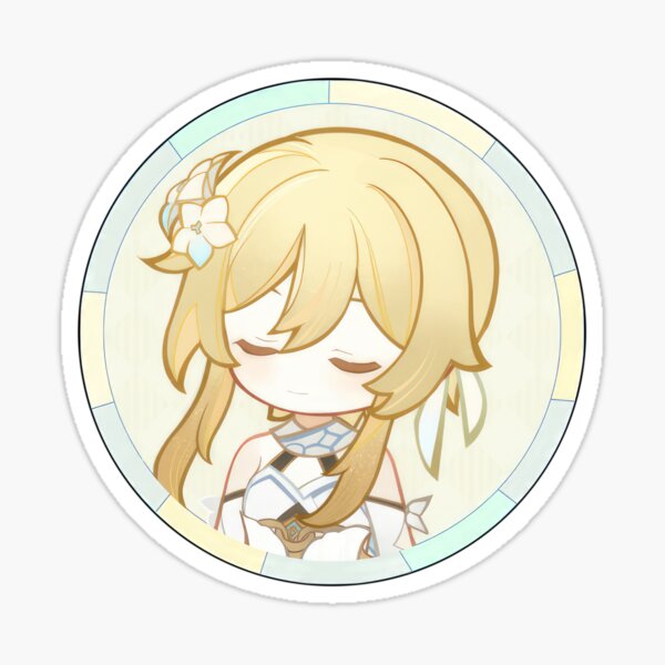 "Lumine Sticker, Genshin Impact" Sticker by Demray | Redbubble