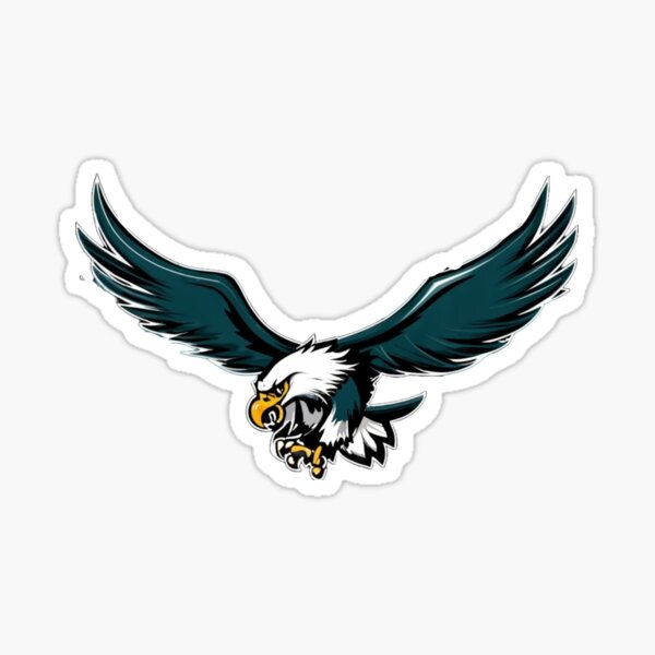 "Fly Eagles Fly" Sticker for Sale by Ewa-design | Redbubble
