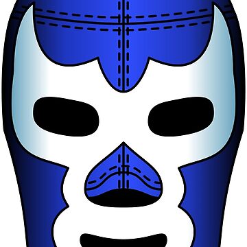 "Blue Demon Mask" Sticker for Sale by JodyMoon | Redbubble