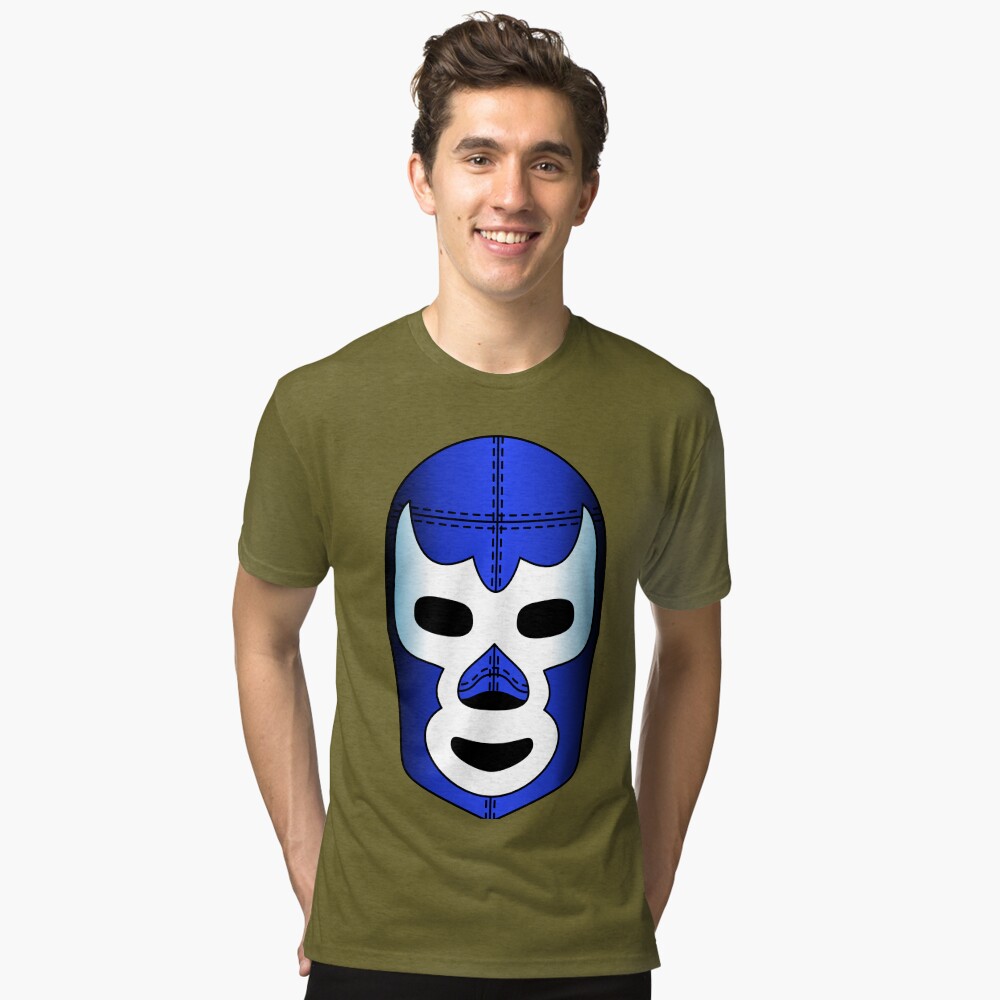 "Blue Demon Mask" Sticker for Sale by JodyMoon | Redbubble