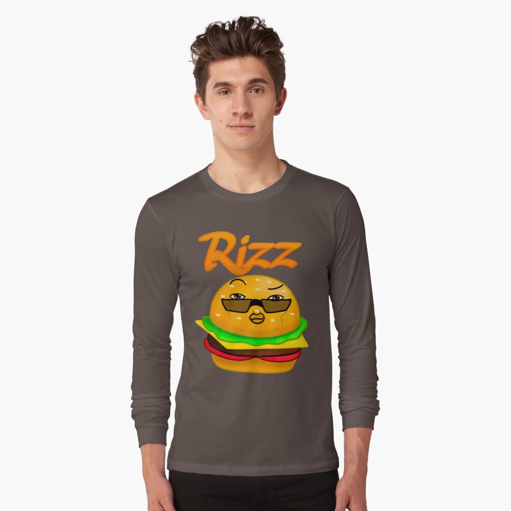 "Rizz Burger 2" Sticker for Sale by RedMetalDesigns | Redbubble