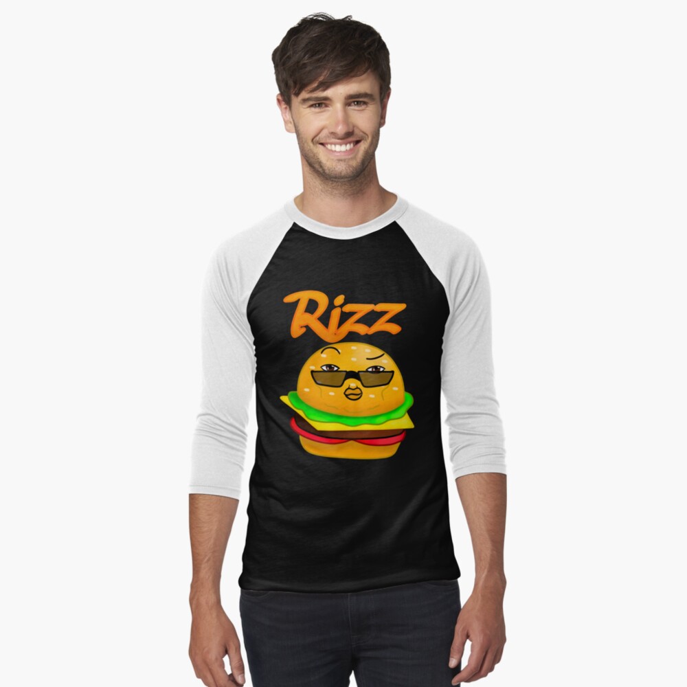 "Rizz Burger 2" Sticker for Sale by RedMetalDesigns | Redbubble