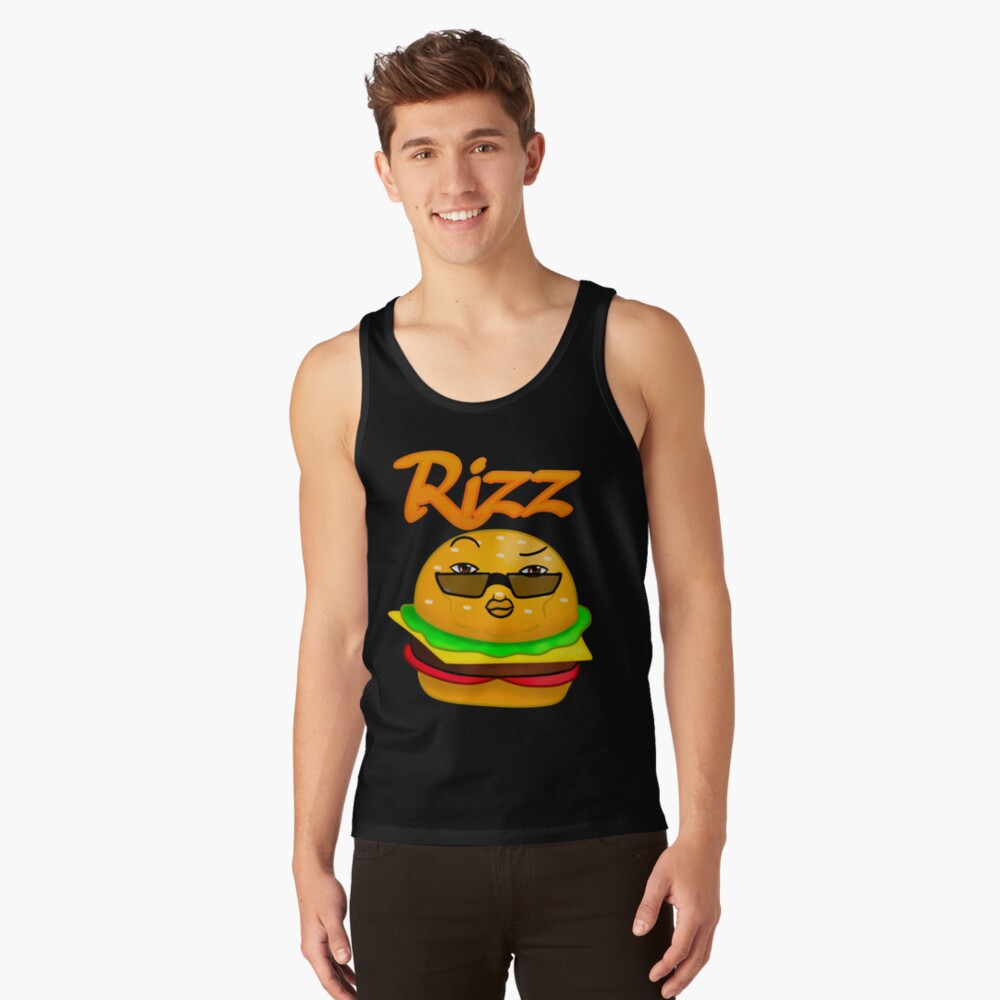 "Rizz Burger 2" Sticker for Sale by RedMetalDesigns | Redbubble
