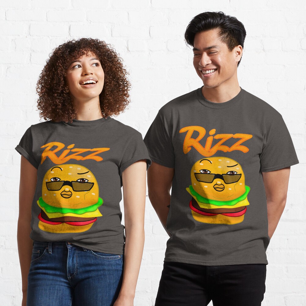 "Rizz Burger 2" Sticker for Sale by RedMetalDesigns | Redbubble