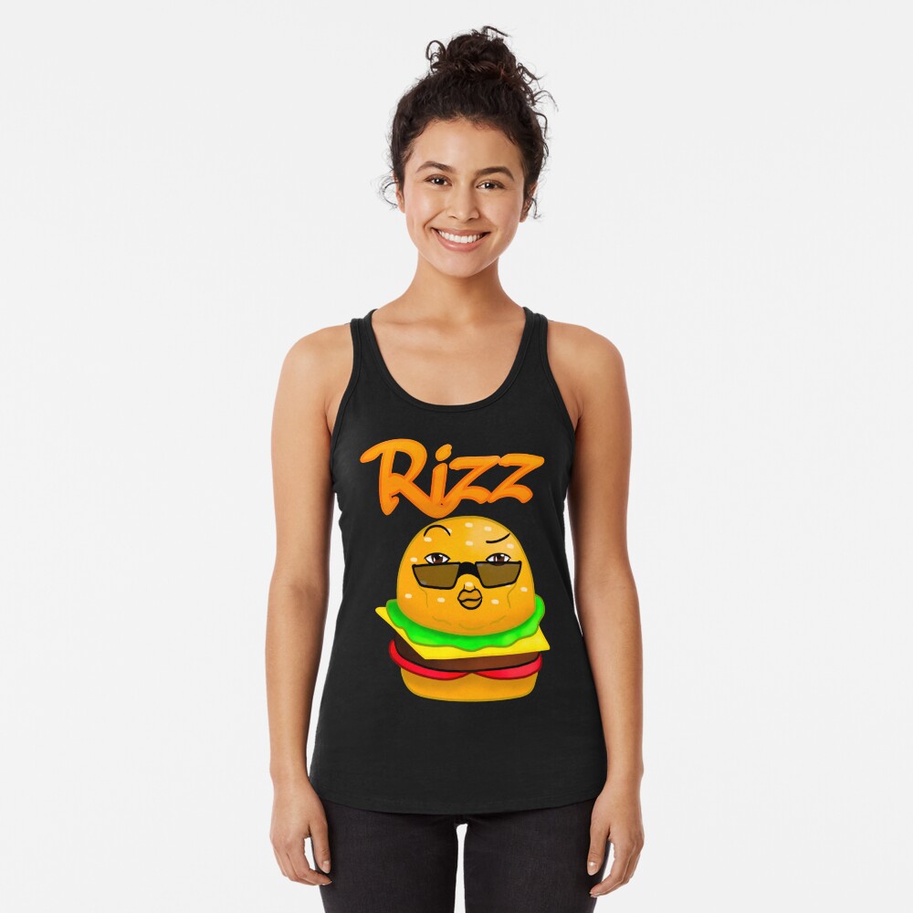 "Rizz Burger 2" Sticker for Sale by RedMetalDesigns | Redbubble