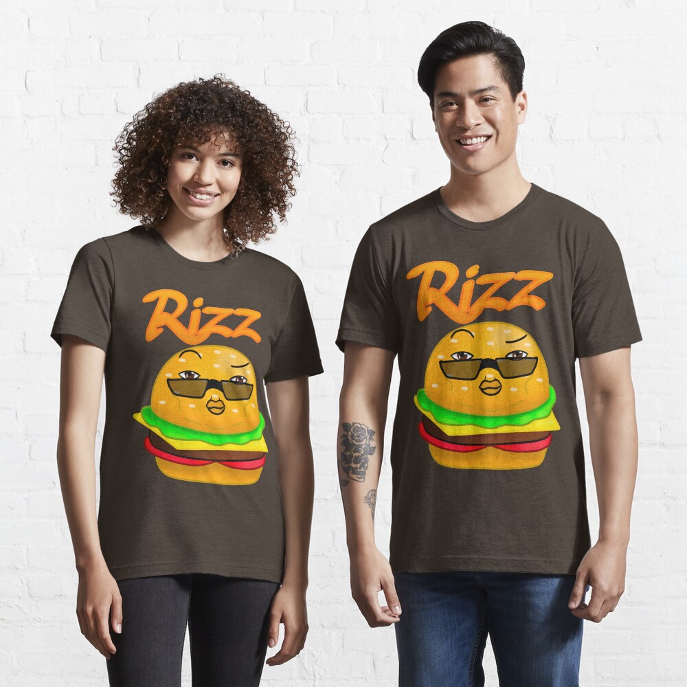 "Rizz Burger 2" Sticker for Sale by RedMetalDesigns | Redbubble