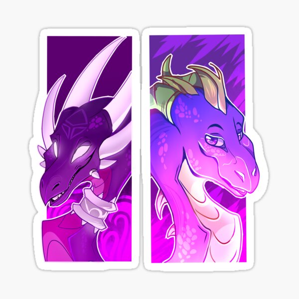 "Spyro & Cynder" Sticker by Shadow-Crystol | Redbubble