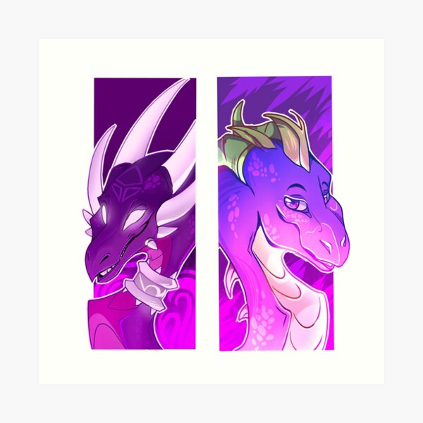 "Spyro & Cynder" Art Print by Shadow-Crystol | Redbubble
