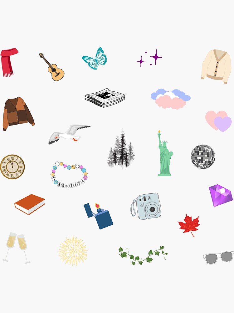 "Taylor Swift Sticker Pack" Sticker for Sale by koverman1 | Redbubble