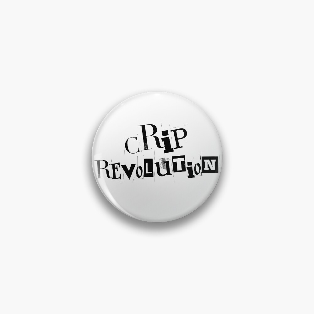 "Crip Revolution" Sticker for Sale by UnhappyCactus | Redbubble