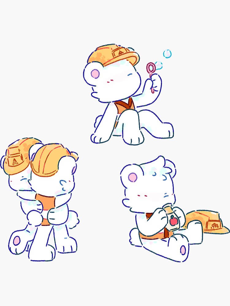 "QSMP Federation workers yellow" Sticker for Sale by Moonpup | Redbubble