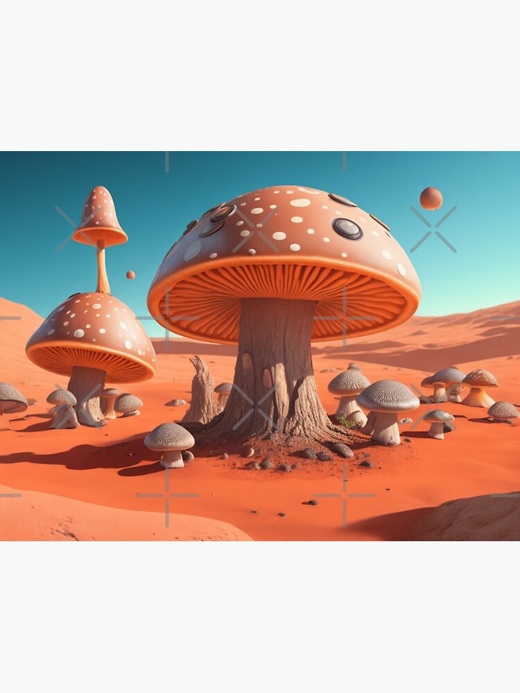 Pegatina for Sale con la obra «Hongos en Marte - Hongos ...