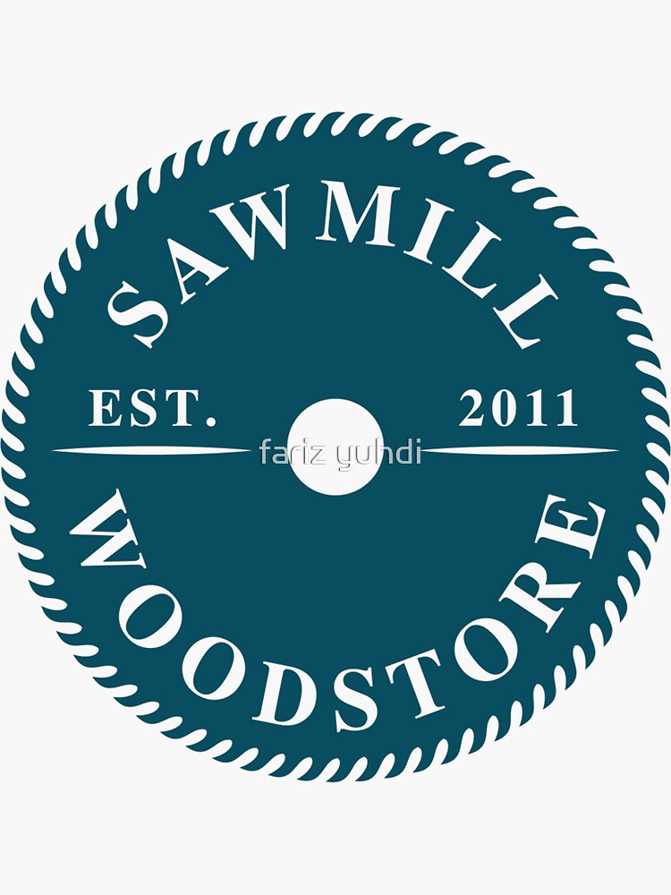 "Sawmill 002" Sticker by tato69 | Redbubble