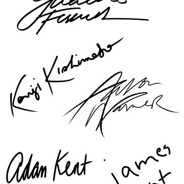 "Shatter Me | Character Signatures" Sticker for Sale by omgiavanna ...