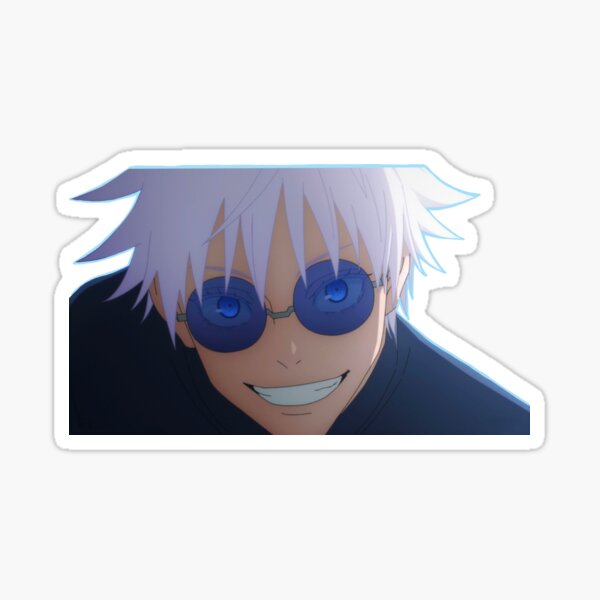 "Gojo Satoru Sticker" Sticker for Sale by artsyvx | Redbubble