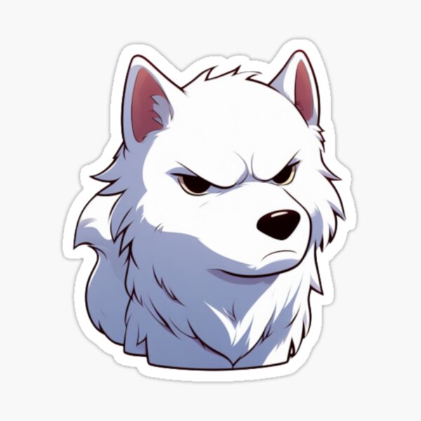 "brave dog" Sticker for Sale by ReimonkeyShop | Redbubble