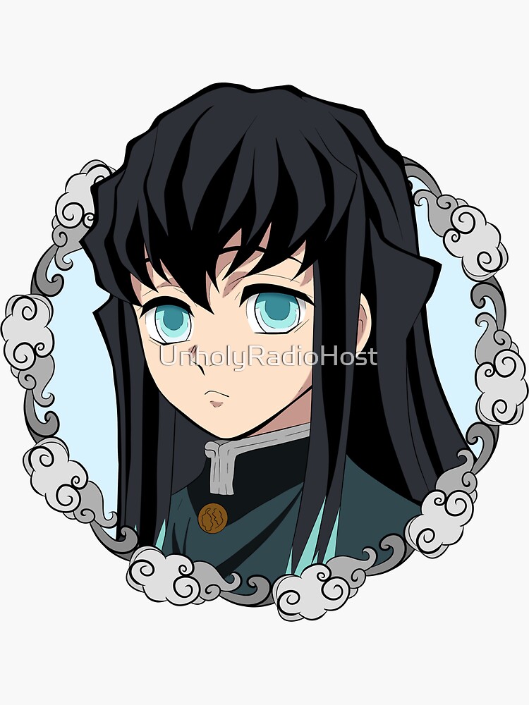 "Muichiro Tokito" Sticker for Sale by UnholyRadioHost | Redbubble