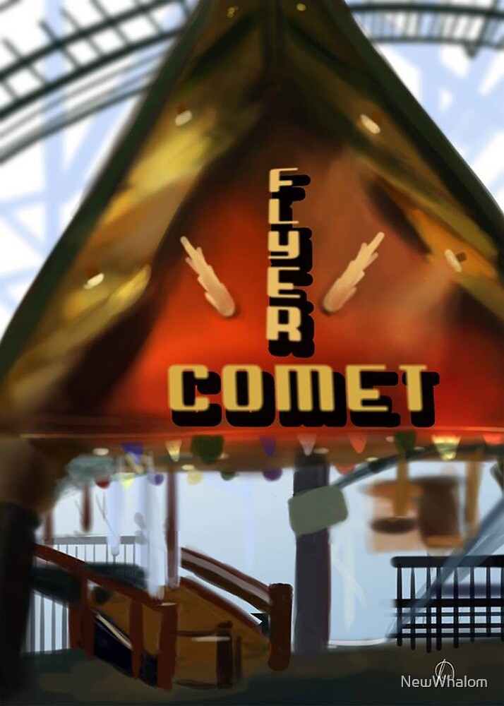 "Whalom Park Ride Classics - Flyer Comet" by NewWhalom | Redbubble