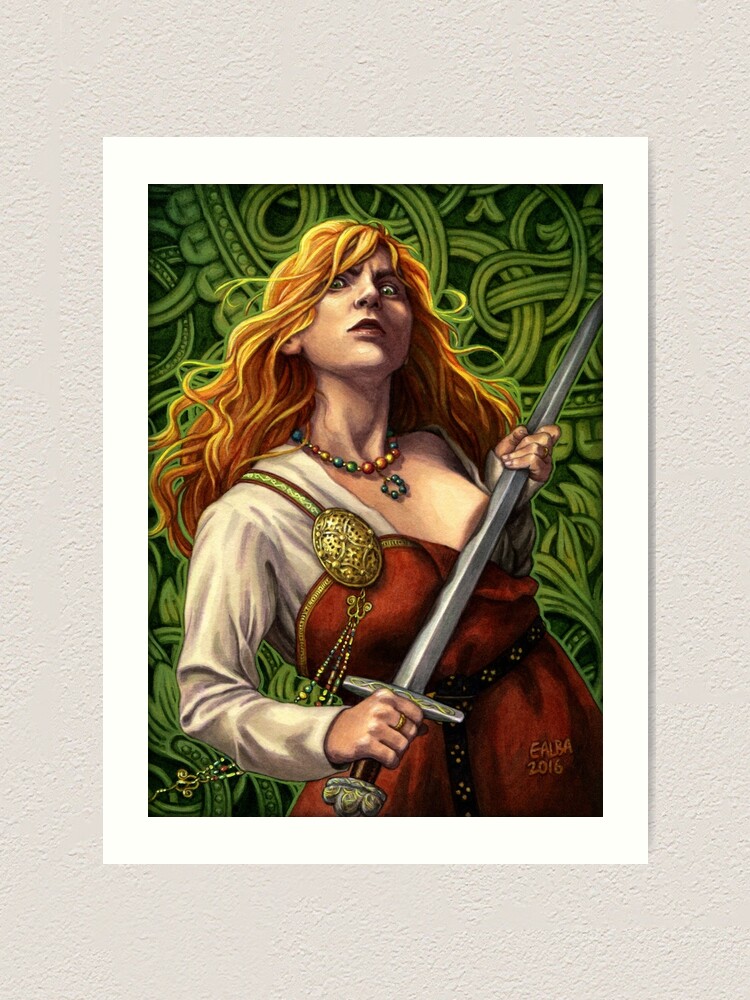 "Freydís Eiríksdóttir" Art Print by elisabethalba | Redbubble