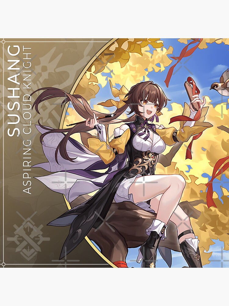 "Sushang Honkai Star Rail" Sticker for Sale by dudu-inpajamas | Redbubble