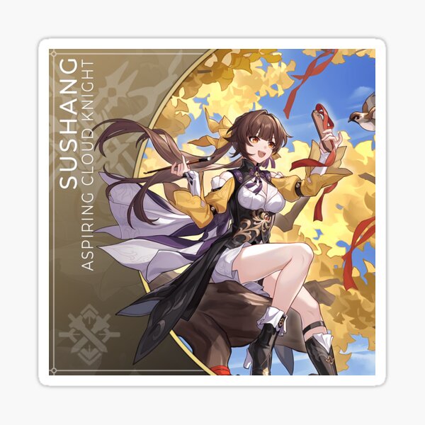 "Sushang Honkai Star Rail" Sticker for Sale by dudu-inpajamas | Redbubble