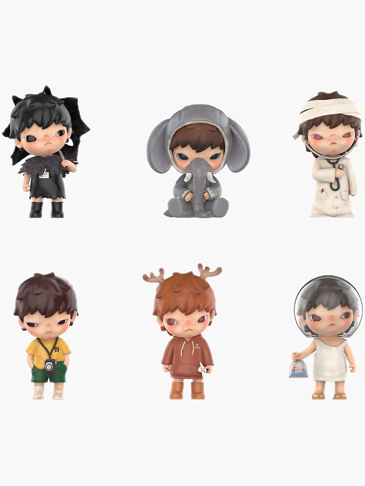 "Popmart " Sticker for Sale by kojocy | Redbubble