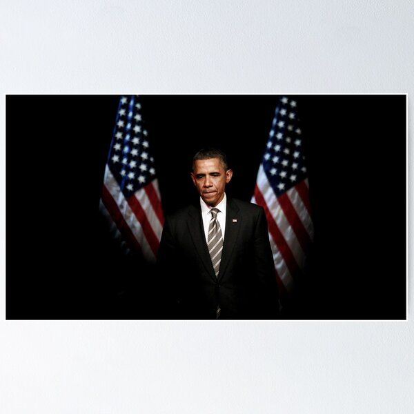"barack obama" Poster for Sale by romeobravado | Redbubble