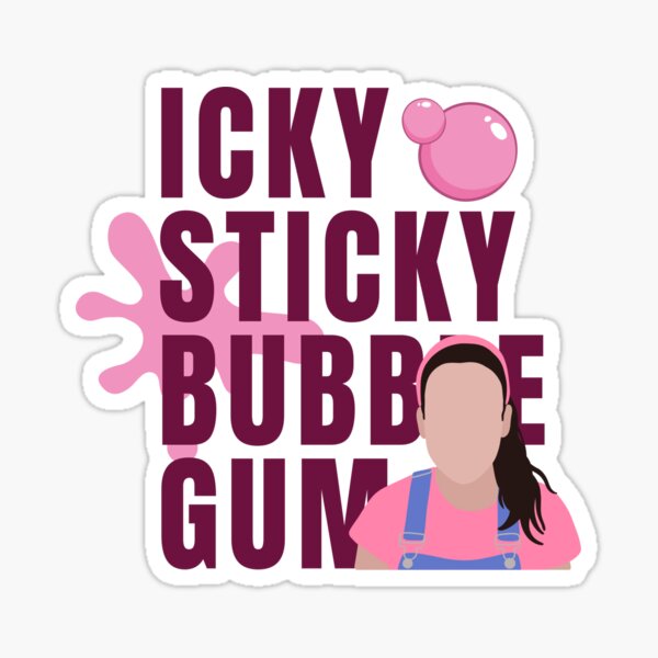 "Icky Sticky Bubblegum Ms Rachel Songs For Littles" Sticker for Sale by ...
