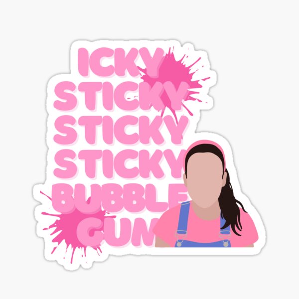 "Icky Sticky Bubblegum Ms Rachel Songs For Littles 2" Sticker for Sale ...