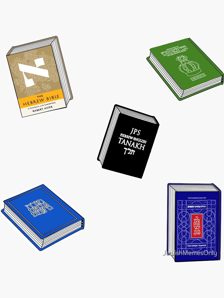 "tanach collection" Sticker for Sale by JewishMemesOnly | Redbubble
