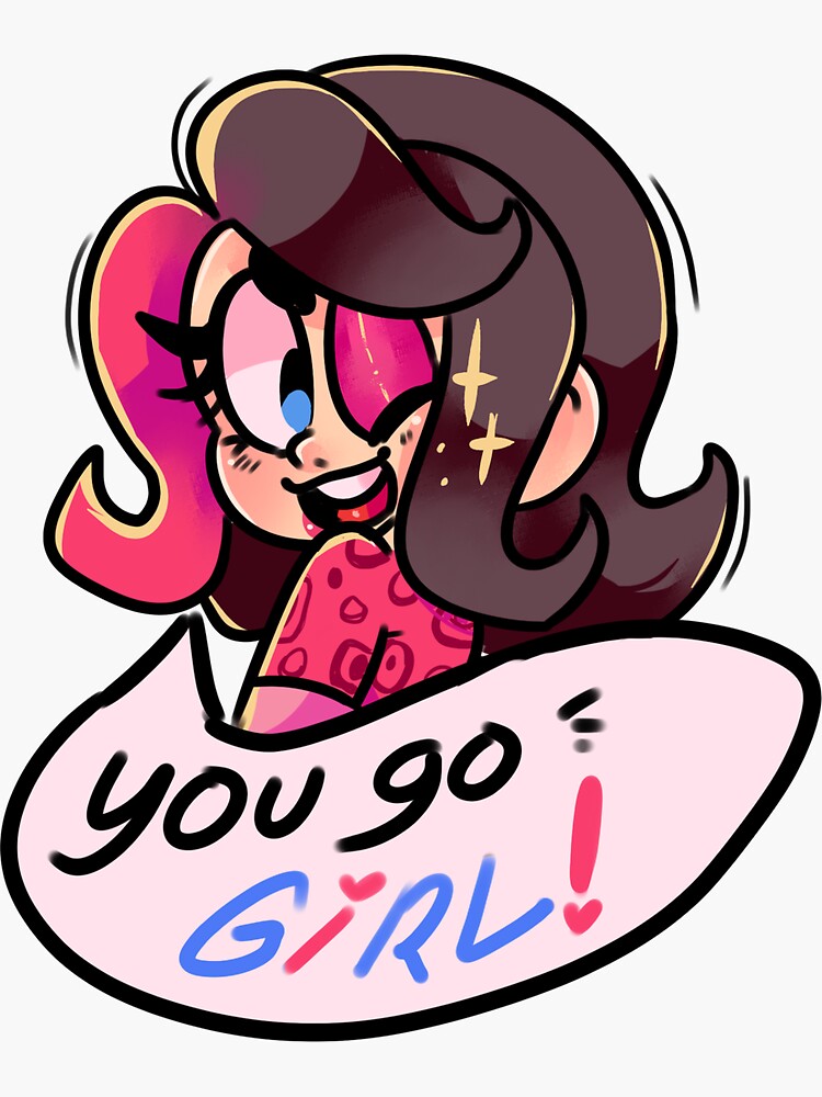 "Shezow!!" Sticker for Sale by Tinstarbby | Redbubble