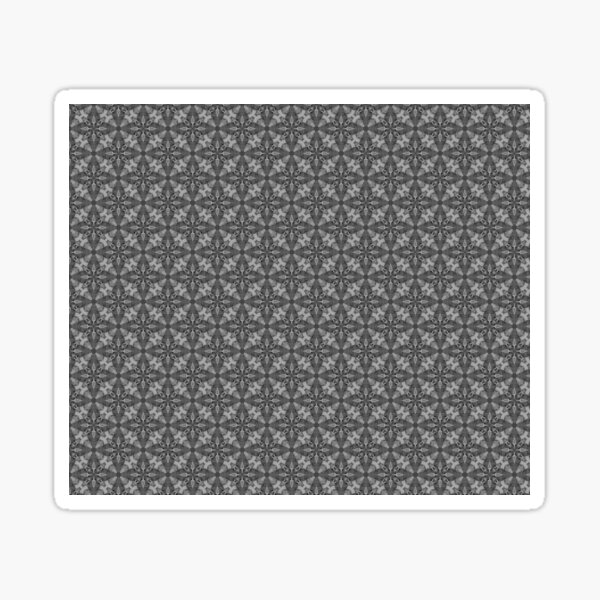 "African Pattern M01 Native Black and White" Sticker by ousmanendiaye ...