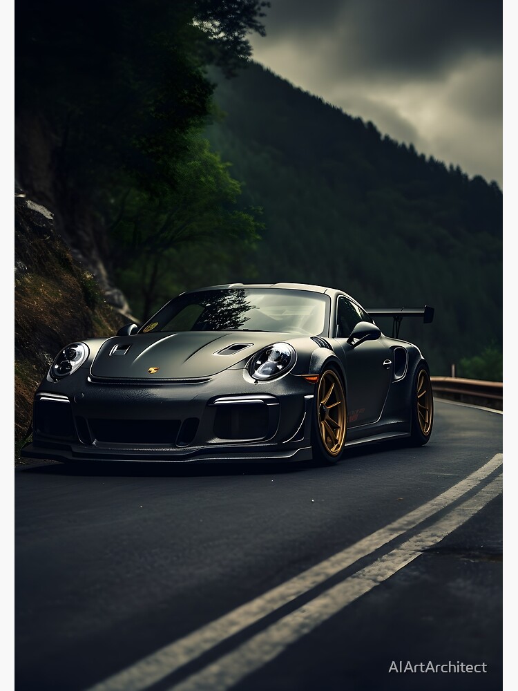 "Porsche GT3 RS" Poster by AIArtArchitect | Redbubble