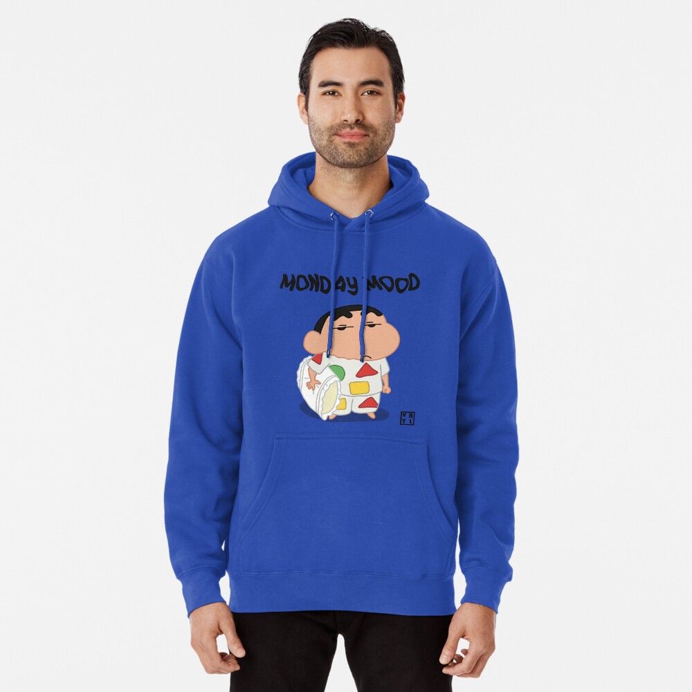 "Monday mood Shin Chan" Sticker by VictorTael | Redbubble