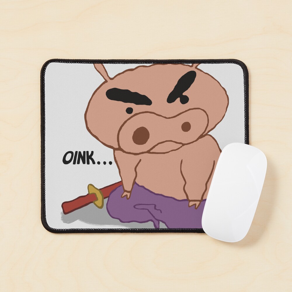 "Brave pig Shin Chan (Buri buri Zaemon)" Poster by VictorTael | Redbubble